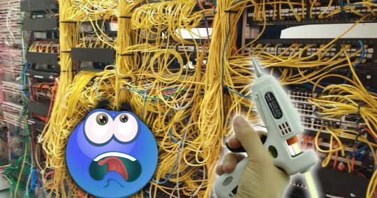 Run cables the easy way: with a hot glue gun | Scottie's Tech.Info